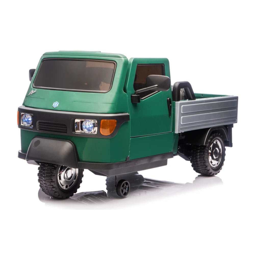Ape Car Piaggio 12volts Radiocomdato Verde Lt997