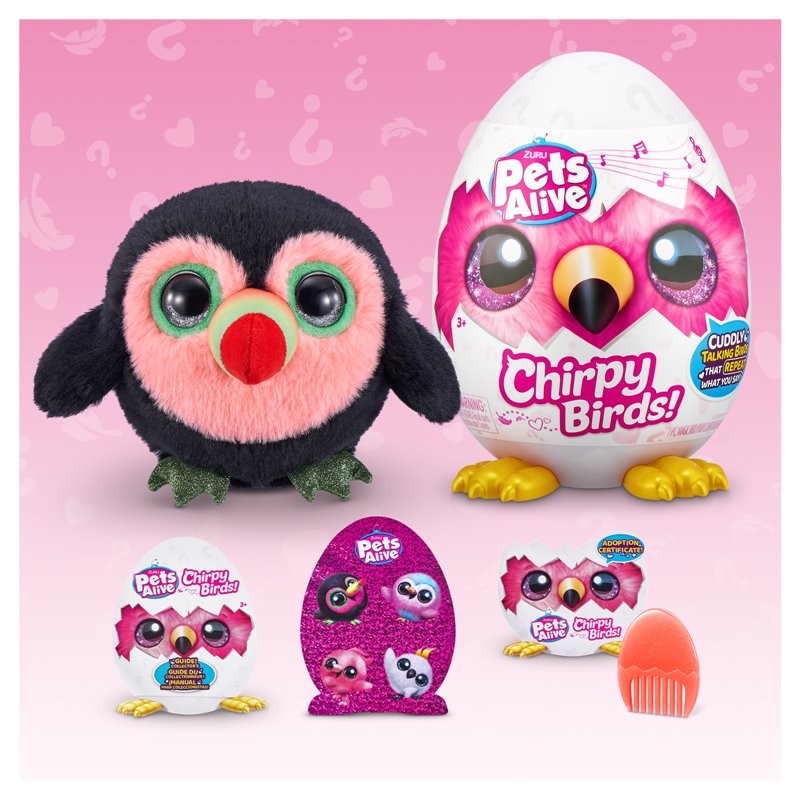 Pets Alive Chirpy Birds Uccellino Canterino